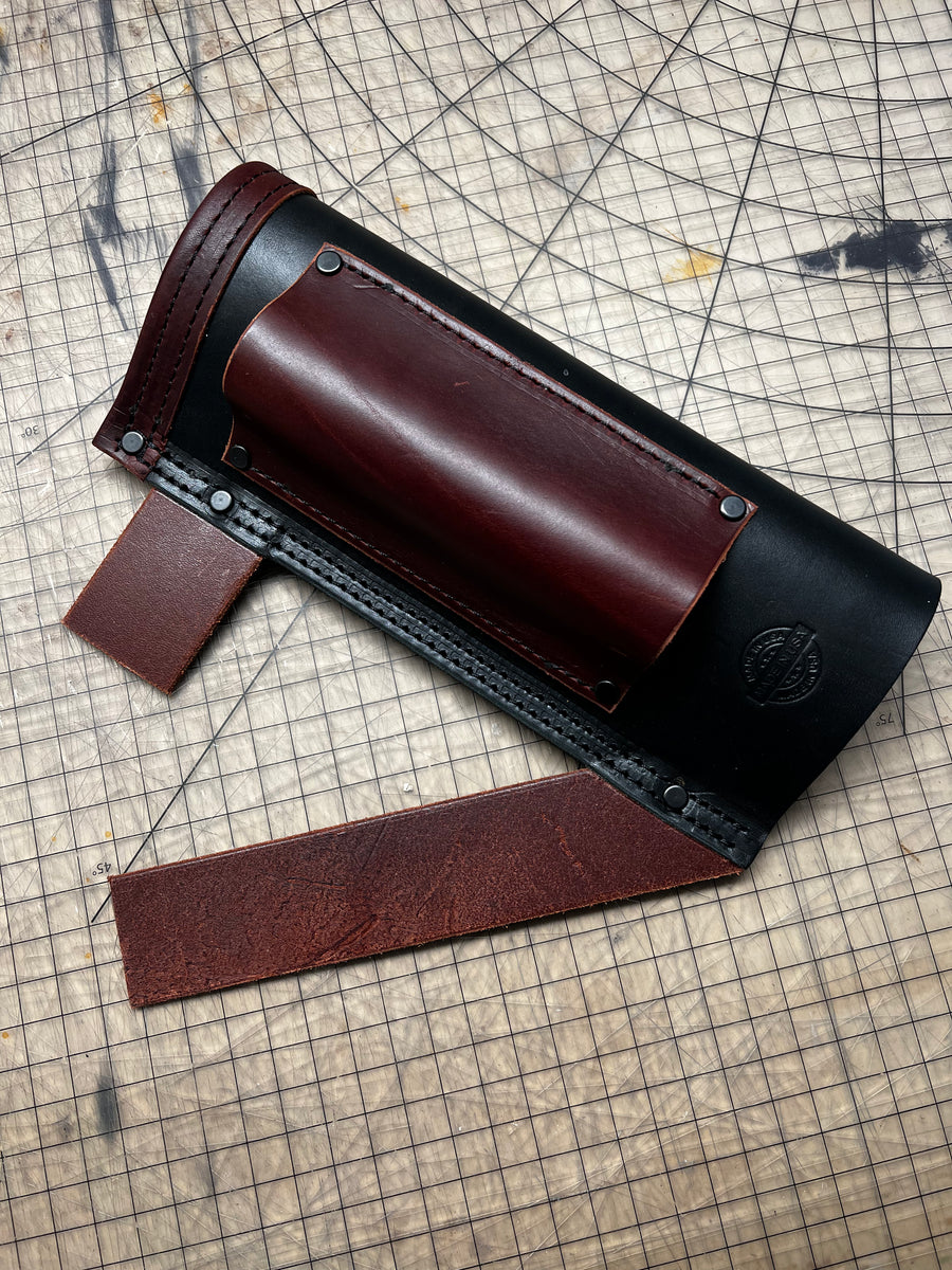 Two tone hammer sleeve w/ pry bar slot – gatewayleathergoods